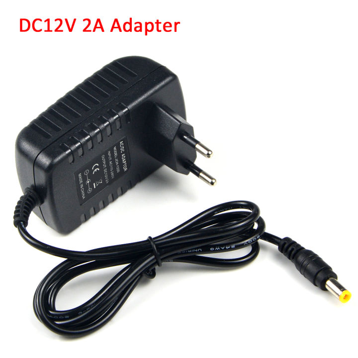 AC/DC Power Adapter 110V 220V to 12V 1A 2A Electronic Power Transformer ...