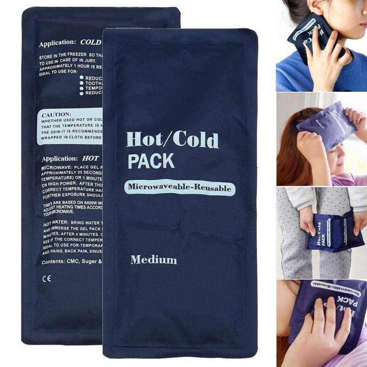 Premium Reusable Hot and Cold Gel Pack – Multi-Purpose Pain Relief, Ice ...