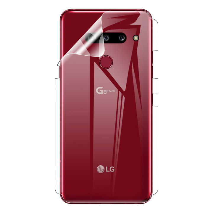 LG G8 ThinQ Back Body Protector - Clear Hydrogel Soft Jelly Film (Transparent Rear Skin) | Daraz.pk