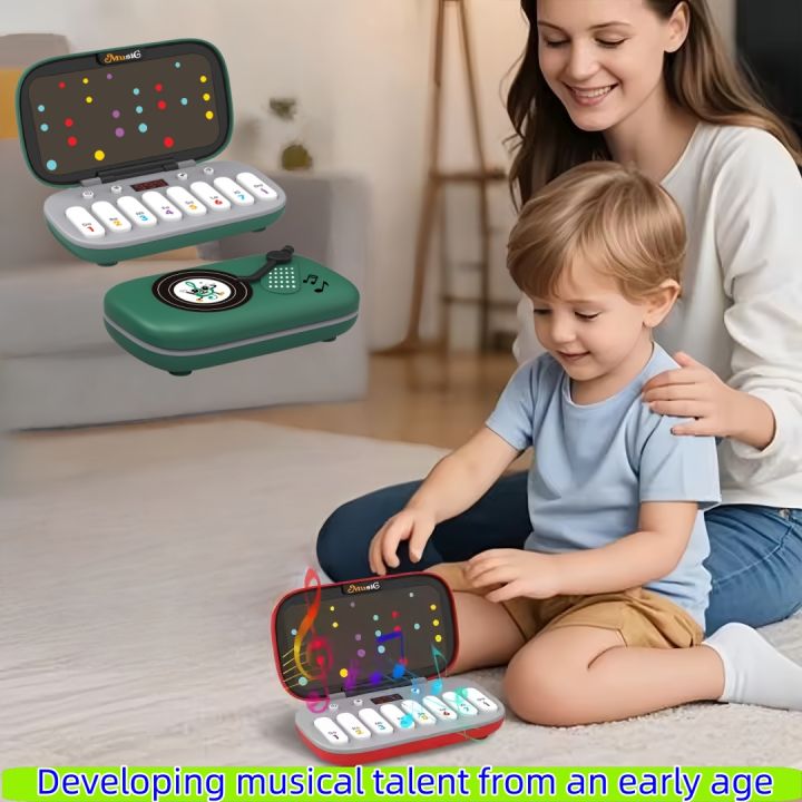Mini electronic keyboard toy musical rhythm game machine educational ...