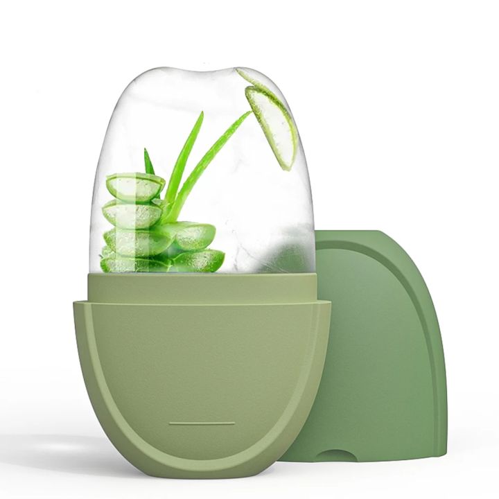 Oval shape ice cube rollers tighten the skin and remove puffy areas ...