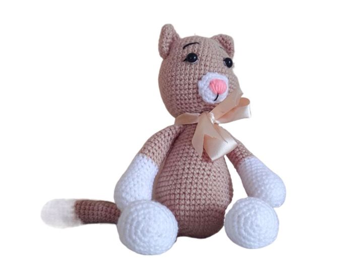 Soft Toy Crochet Milu Cat | Daraz.lk