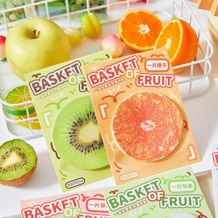 30Sheets Creative Fruits Sticky Notes Simulate Vegetable Mini Planning ...