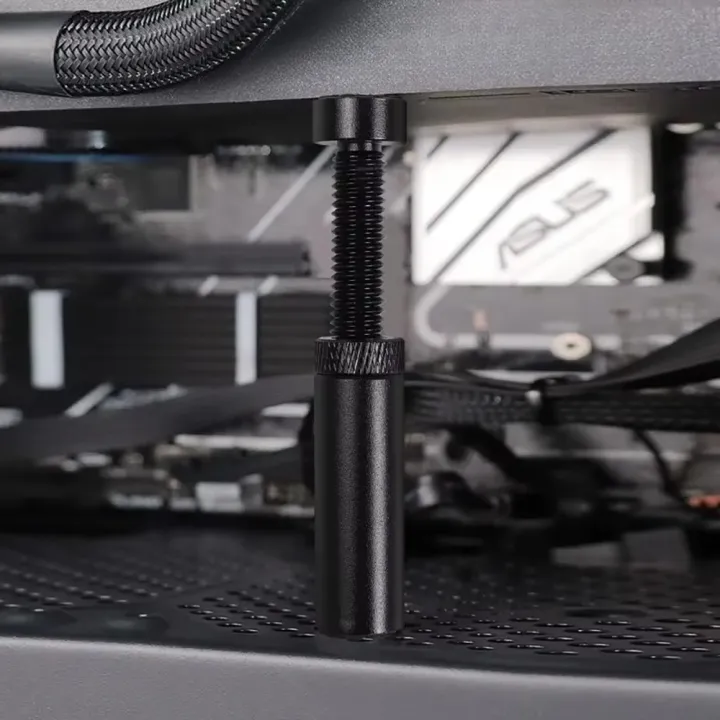 Aluminum GPU Holder Vertical Telescopic Rotating Stand Magnetic Bracket ...