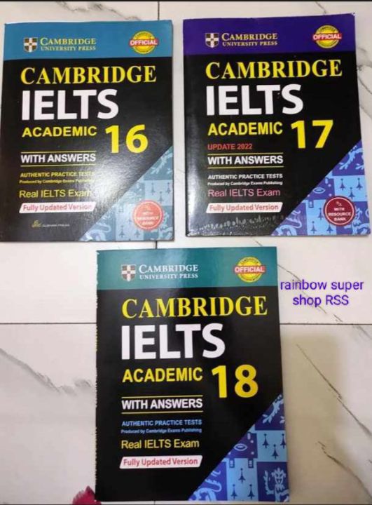 Cambridge IELTS academic Answer 16-18(3 pcs Book s | Daraz.com.bd