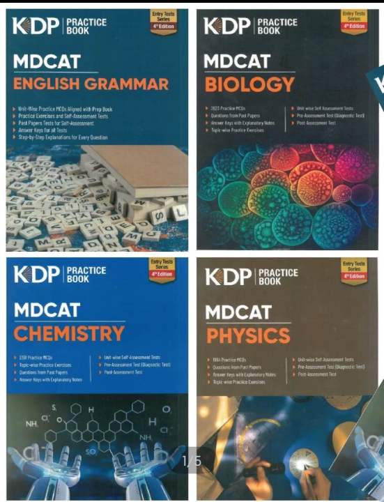 Kips 2024 Practice Books Entry Test MDCAT 4th Edition Latest KDP ...