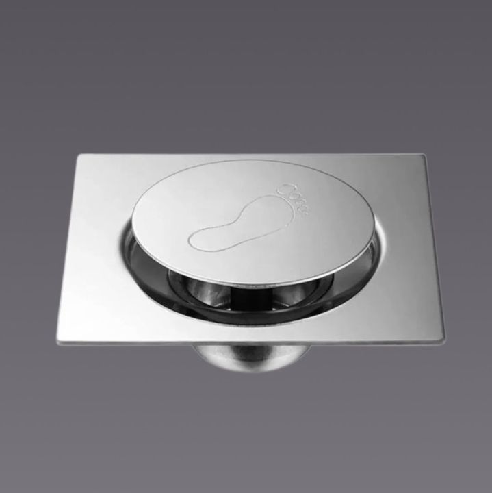 push floor waste 6x6 || stainless steel push waste | Daraz.pk