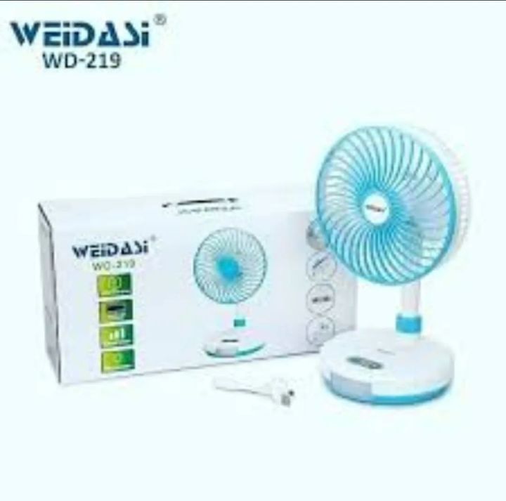 WEDASi Mini rechargeable fan 3 mod speed money function 3.7 v | Daraz ...