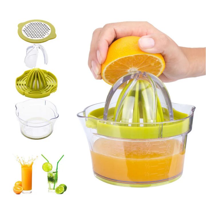 4 in 1 Multifunction Citrus Lemon Orange Juicer Manual Hand Squeezer ...