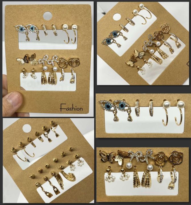 Earrings Combo Set | Daraz.com.np