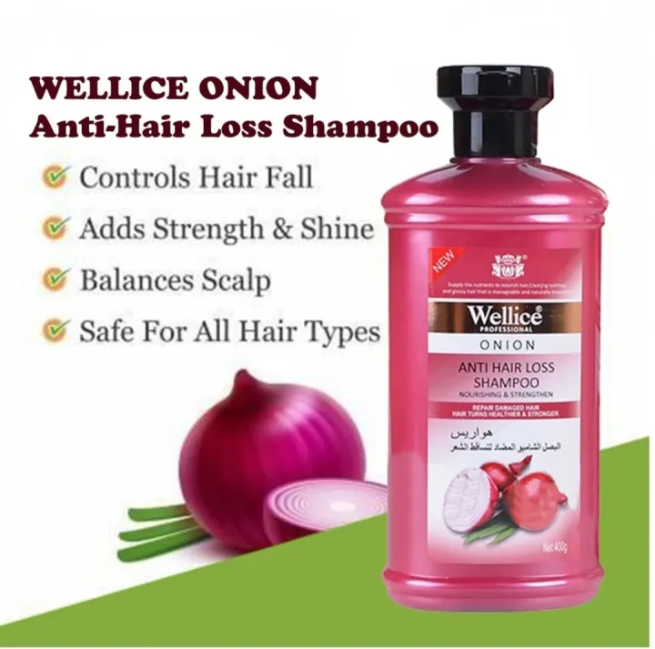 Wellice Original Anti Hair loss Onion Shampoo | Daraz.pk