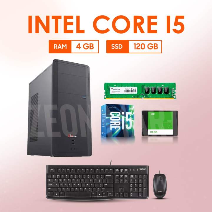 Intel Core I5 RAM 4GB SSD 120GB NEW Desktop Computer | Daraz.com.bd