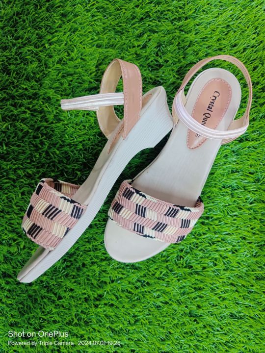 Women's High Quality Back Lace Chappal | Daraz.lk