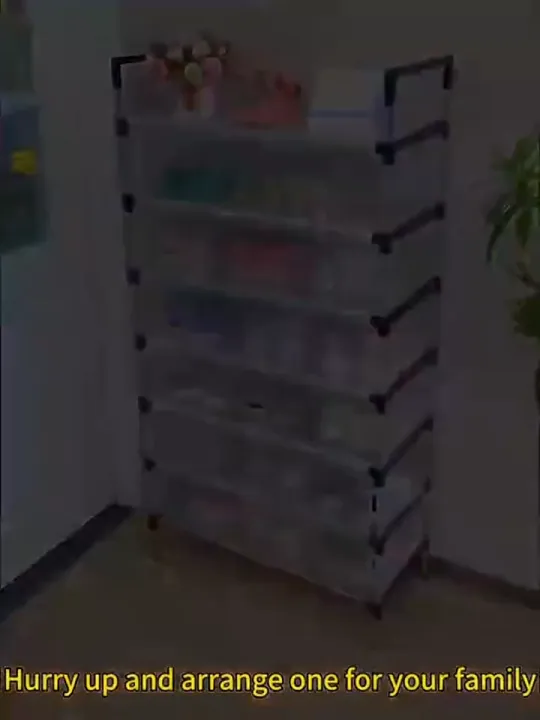 Shoe Rack Dustproof Multi-Layer Cabinet – Waterproof Transparent ...