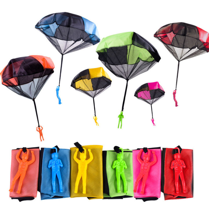 Kids Hand Throwing Parachute Toy For Children's Educational Parachute ...