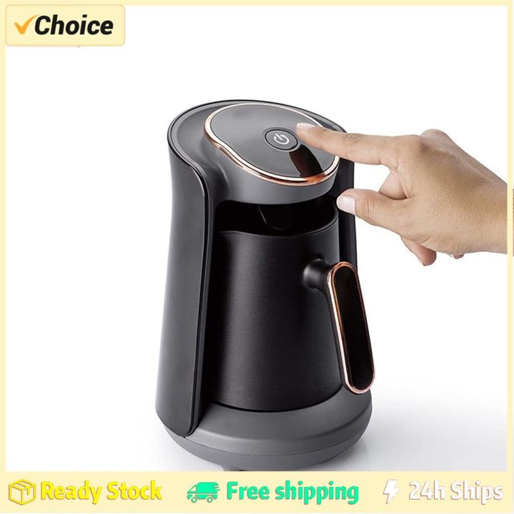 600W Cordless Coffee Maker 0.5L Coffee Pots Moka Pot Semi-automatic ...