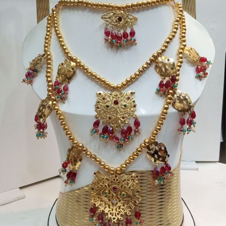 Traditional Sindhi Dhuri Set in 3 layers | Daraz.pk