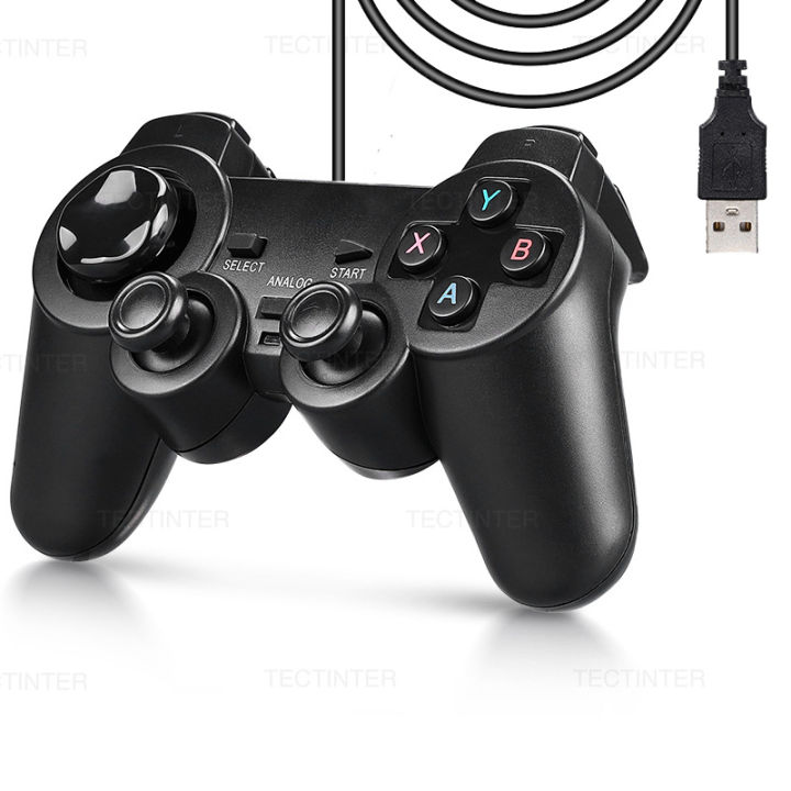 USB Wired Controller For Sony Playstation 3 Double Vibration Shock For PS3 Gamepad Joypad ...