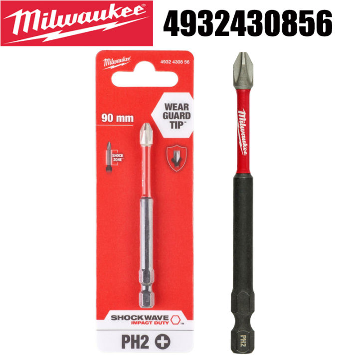 Milwaukee 4932430856 SHOCKWAVE PH2 Cross Impact Bit (90mm) w/Original ...