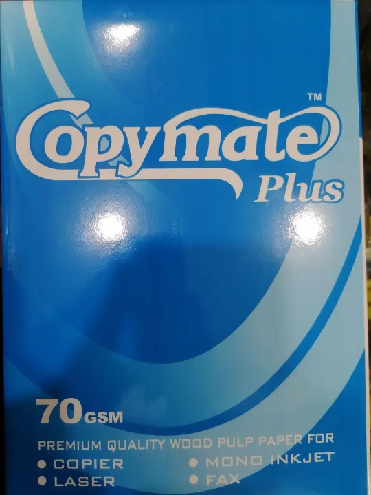Copymate Plus A4 Copy Paper 70 GM - Premium Quality Printer Paper for Office & Home - Laser ...