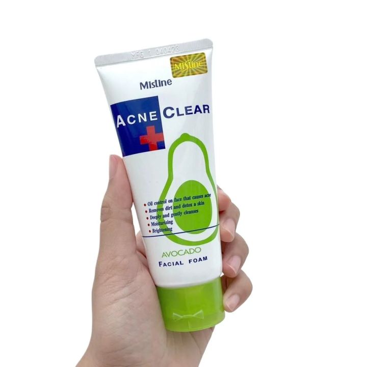 Mistine Acne Clear Avocado Facial Foam (Made in Thailand) 85g | Daraz.com.bd