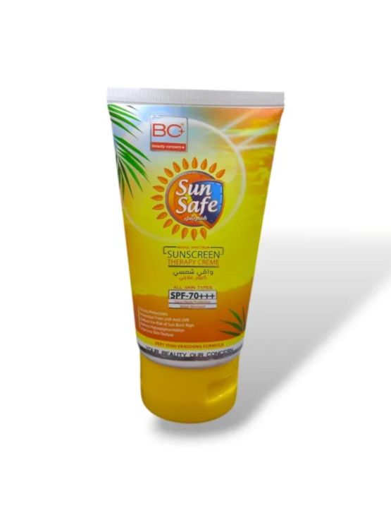 BC+ Sun Safe Sunscreen SPF 70 – Advanced High Protection Sunblock | UVA ...