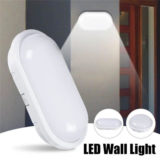 18W Oval LED Bulkhead Light for Wall and Ceiling Mount, Opal Diffuser ...