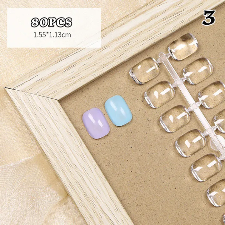 Clear Solid Oval Triangle Square Shape Nail Tools Nail Table Color Card ...