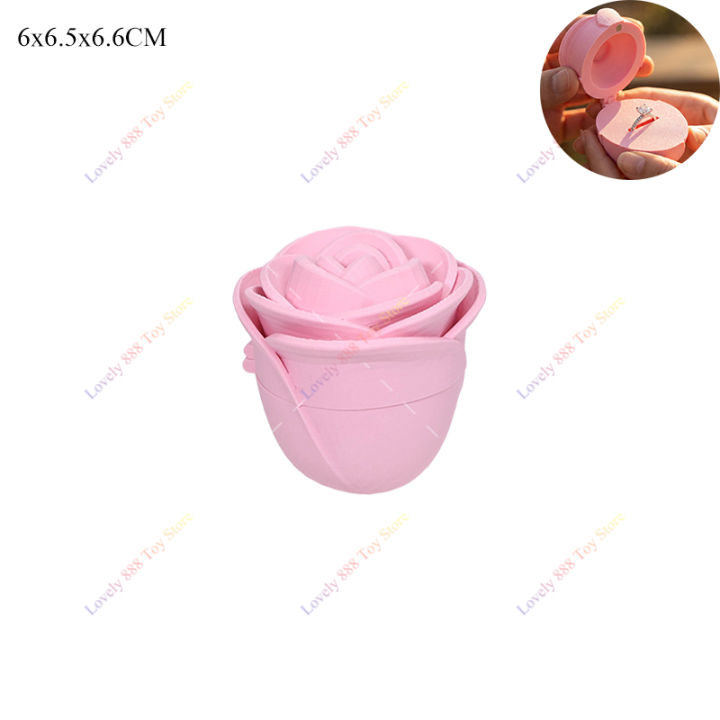 Rose Ring Box 3D Printed Engagement Packaging Box Jewelry Organizer ...