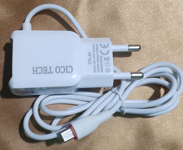 Mobile charger CICO Tech Android charger, CTL-01, with USB port & micro ...