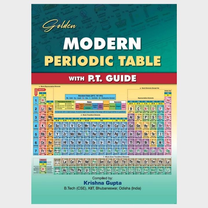 Modern Periodic Table Of The Elements With P. T. Guide | Daraz.com.np