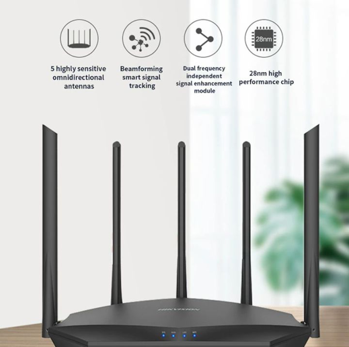 Hikvision DS-3WR12C 1200M Dual Band Wi-Fi Router | Daraz.com.np