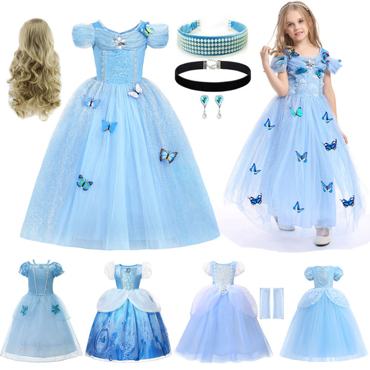 Kids Cosplay Costume Girl Summer Pageant Sequins Fantasy Children ...