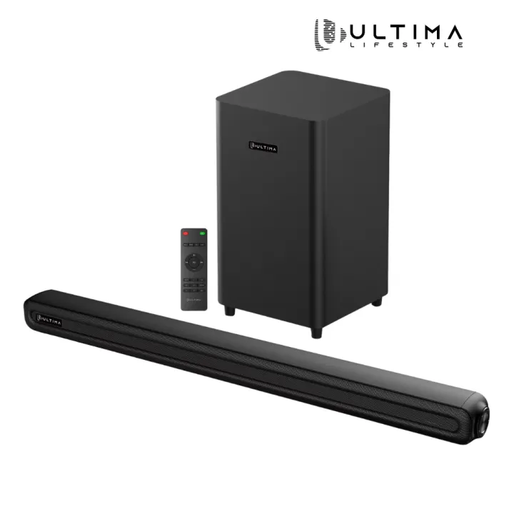 Ultima Wavebar 200W Soundbar with 200W Output | 2.1 Channel | Wireless ...