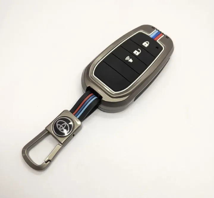 Toyota Hilux Revo/Rocco Metal Key/Remote Cover 3 Button Zinc Alloy with ...