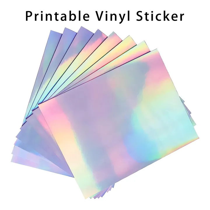 ESHANG A4 Holographic Printable Sticker Paper for Ink jet & Laser ...