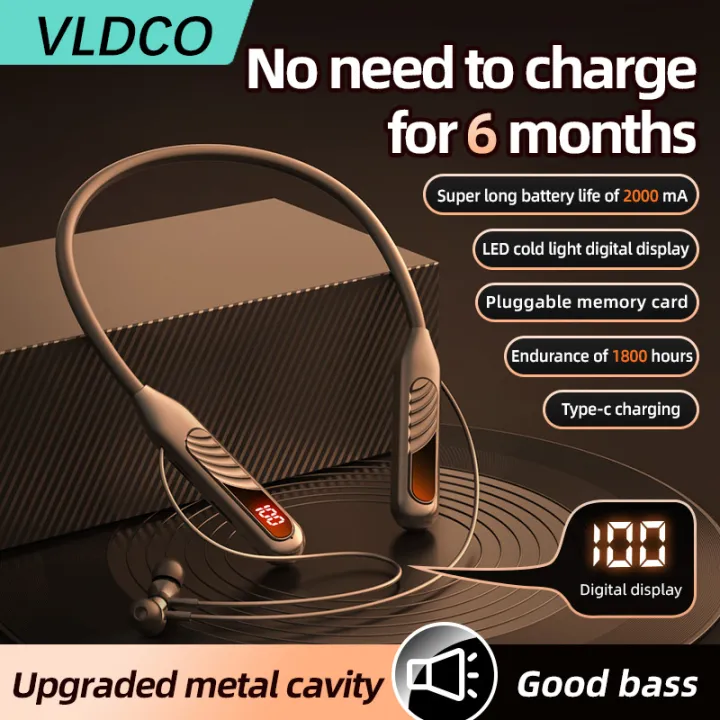 【1800hour long battery life】TWS Bluetooth Earphone Stereo Wireless Neck ...