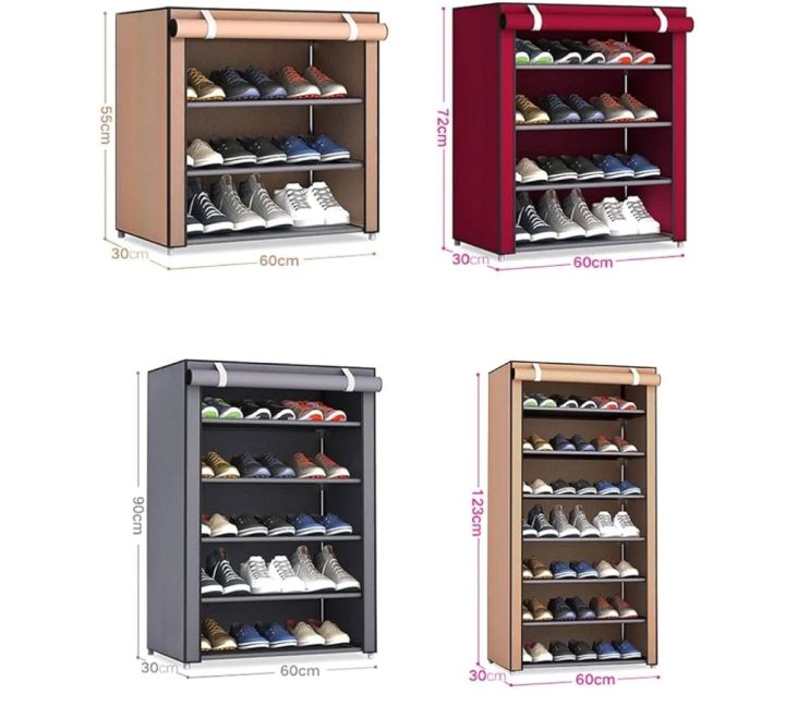multilayer 3 4 5 6 7 9 layer shoes rack orginzer Nonwoven Fabric ...