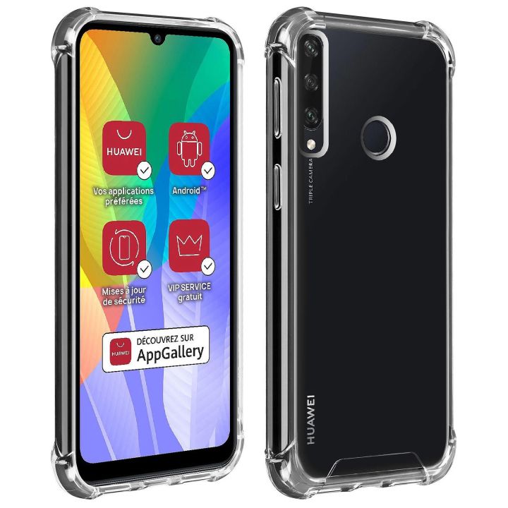 Shockproof transparent back cover for Huawei Y6p | Daraz.lk
