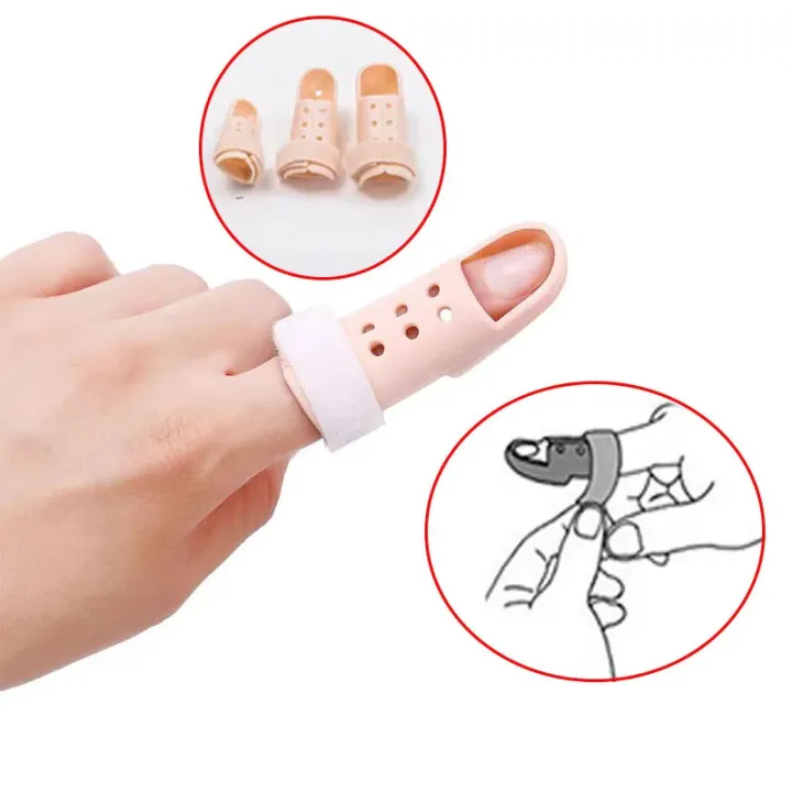 1Pcs Adjustable Finger Splint-Finger Fixing Splint Straightener Brace ...