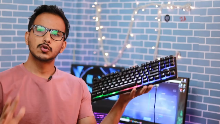 87 Keys RGB TKL Gaming Keyboard – Compact Semi-Mechanical Wired ...