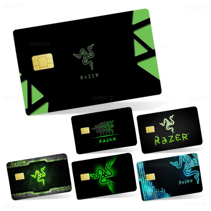 Razer Logo Game Snake Cartoon Anmie Sticker Film Skin Cover for Credit ...