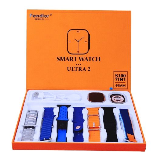 S100 Ultra 2 New Smart Watch (with 7 Straps)49mmFull Touch Screen ...