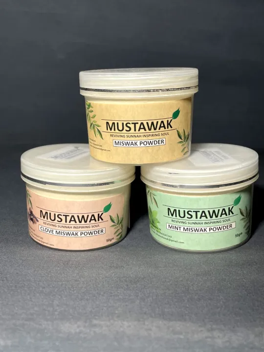 Mustawak Miswak Powder - Natural Peelu Miswak - 50g - No Chemicals ...