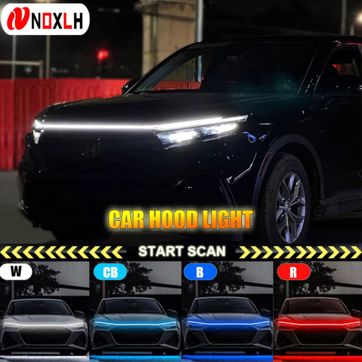 LED Daytime Running Light Scan Starting Bright DRL Car Hood Decorative ...