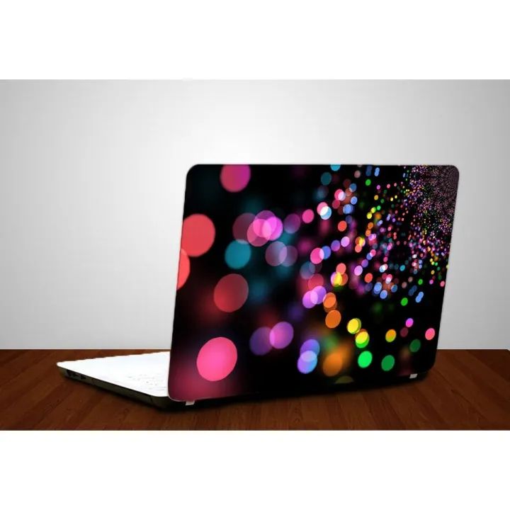 Colorful Light Laptop Back Skin Sticker -Laptop Back Skin-Laptop Skin ...