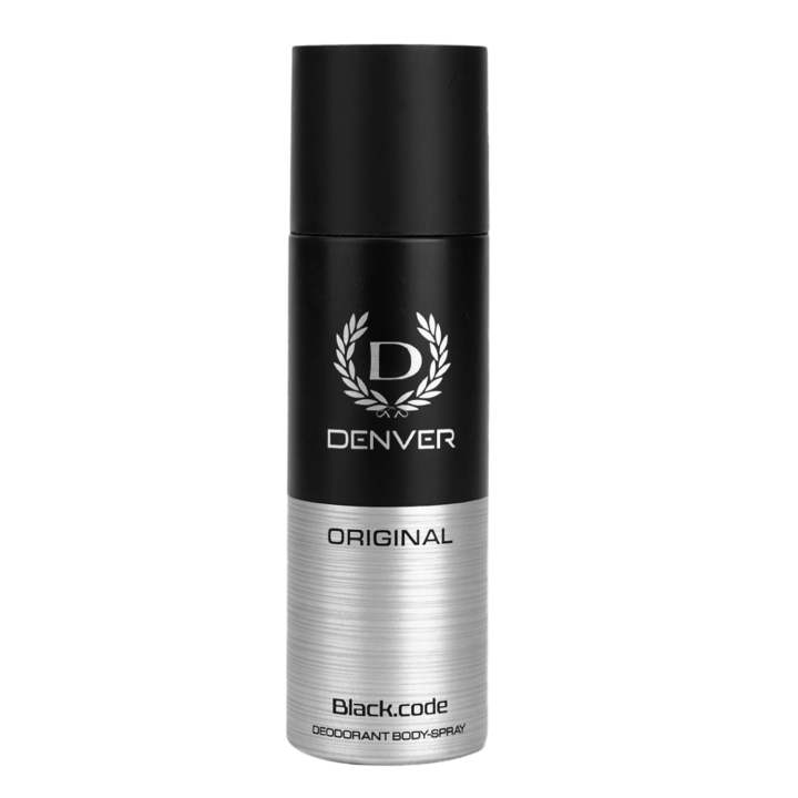 Denver Original Black Code - Deodorant Body Spray 50ml | Daraz.lk