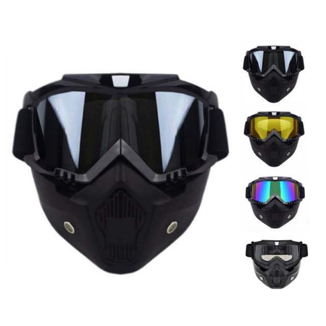 Motocraze Original Beon Motocross Goggles Glasses And Mouth Filter ...