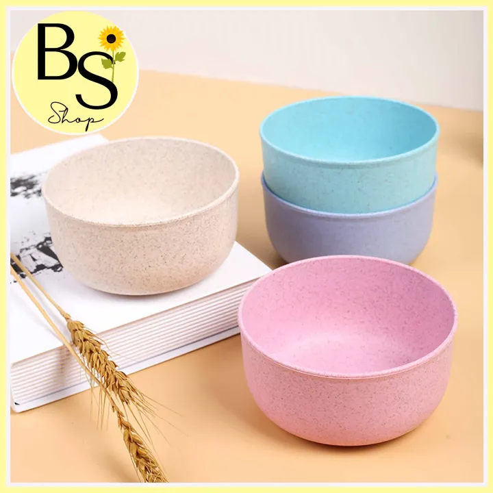 Bsshop rice bowl baby rice bowl Small bowl food bowl wheat straw bowl ...