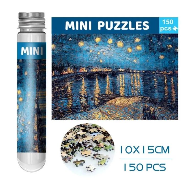 150pcs Test Tube Jigsaw Puzzle World Famous Painting Van Gogh The ...